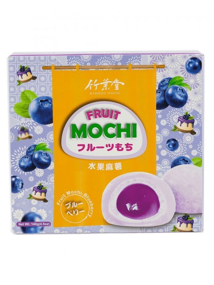 Японське тістечко моті Fruit Mochi Blueberry Чорниця 140г з Тайваню